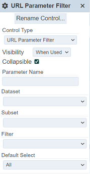 URL Parameter · Dashboards